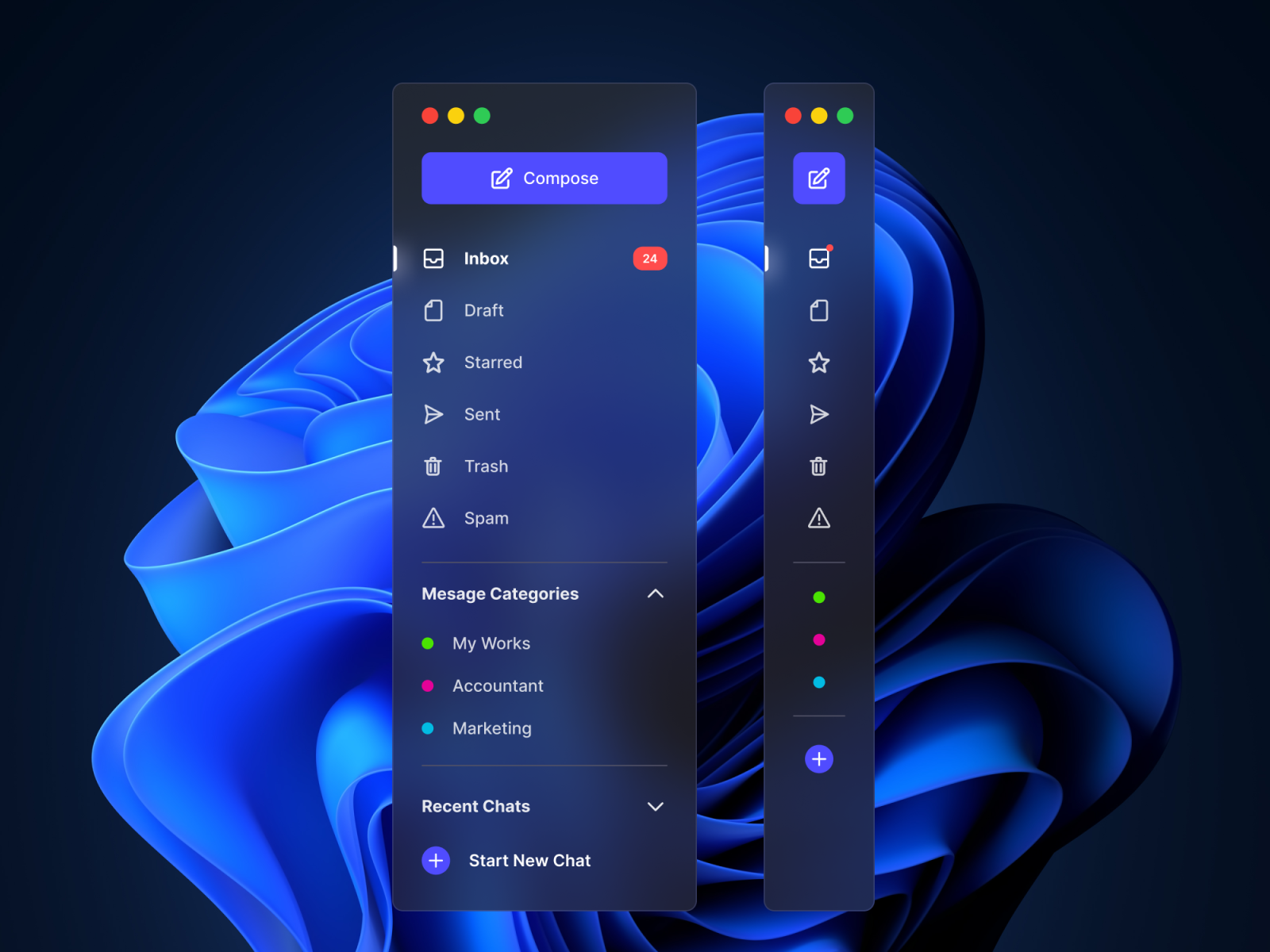 Sidebar Navigation by Achyut M on Dribbble
