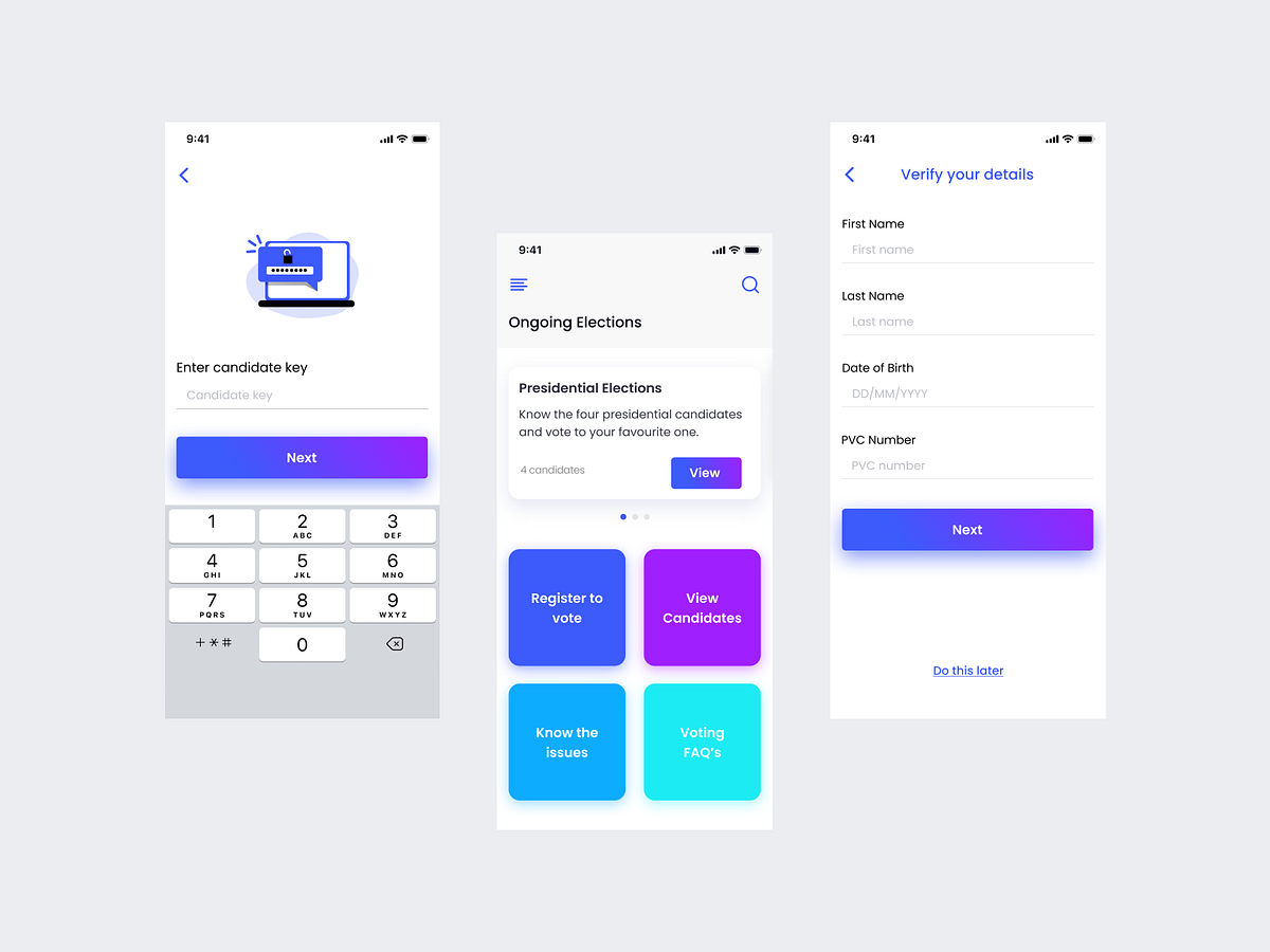 Voting App Designs Themes Templates And Downloadable Graphic Elements