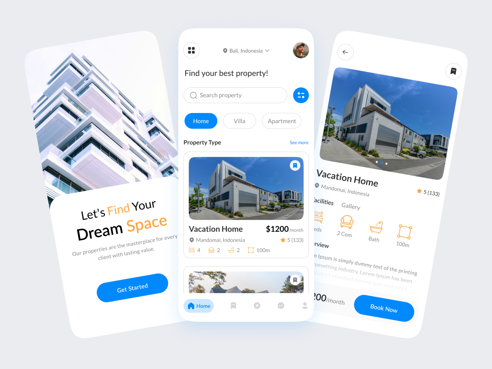 Real Estate Mobile App Concept by Muslim Uddin for Dude Shape on Dribbble