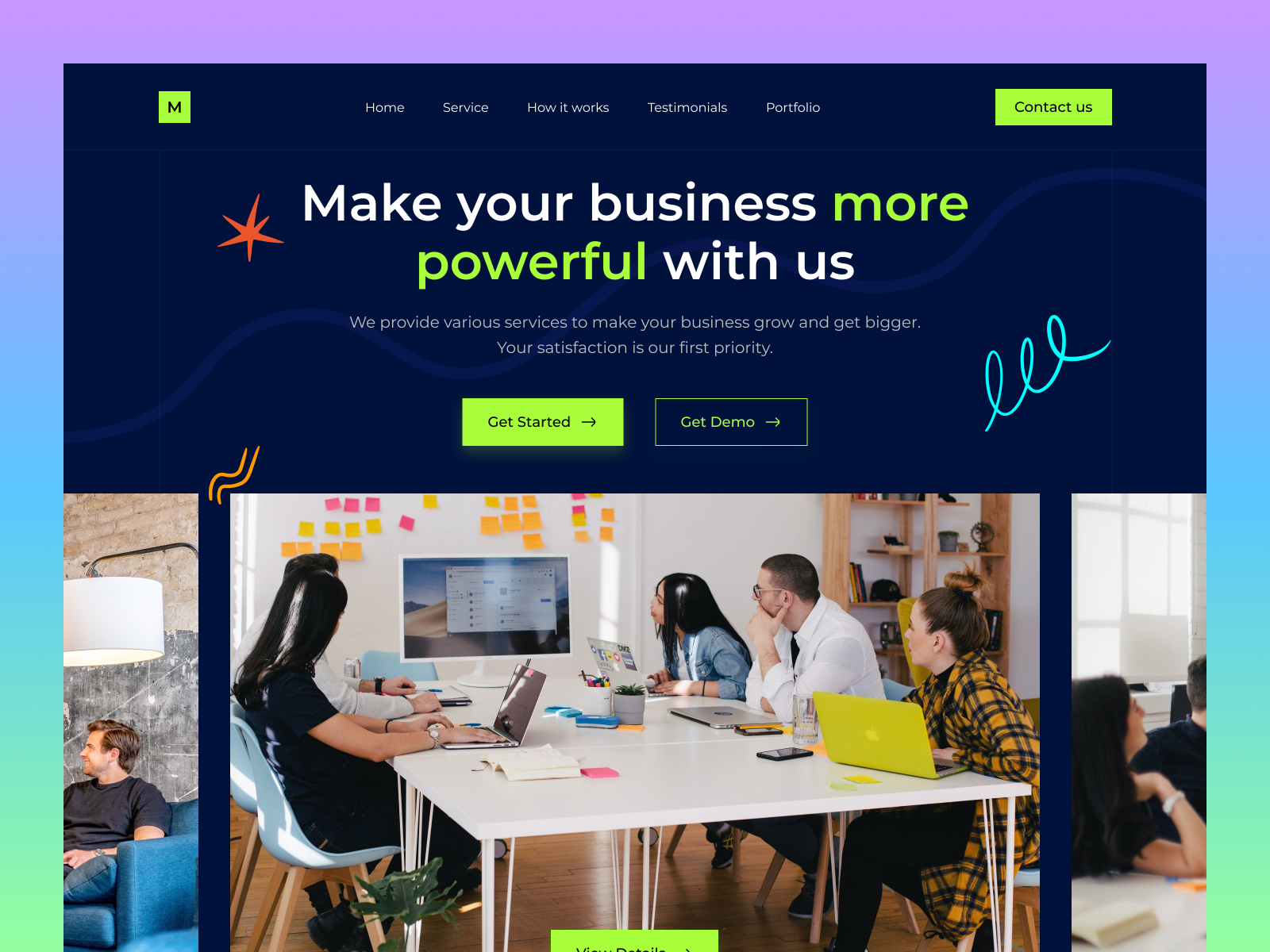 Creative Agency Landing Page by Muslim Uddin on Dribbble Creative Agency Landing Page by Muslim Uddin on Dribbble