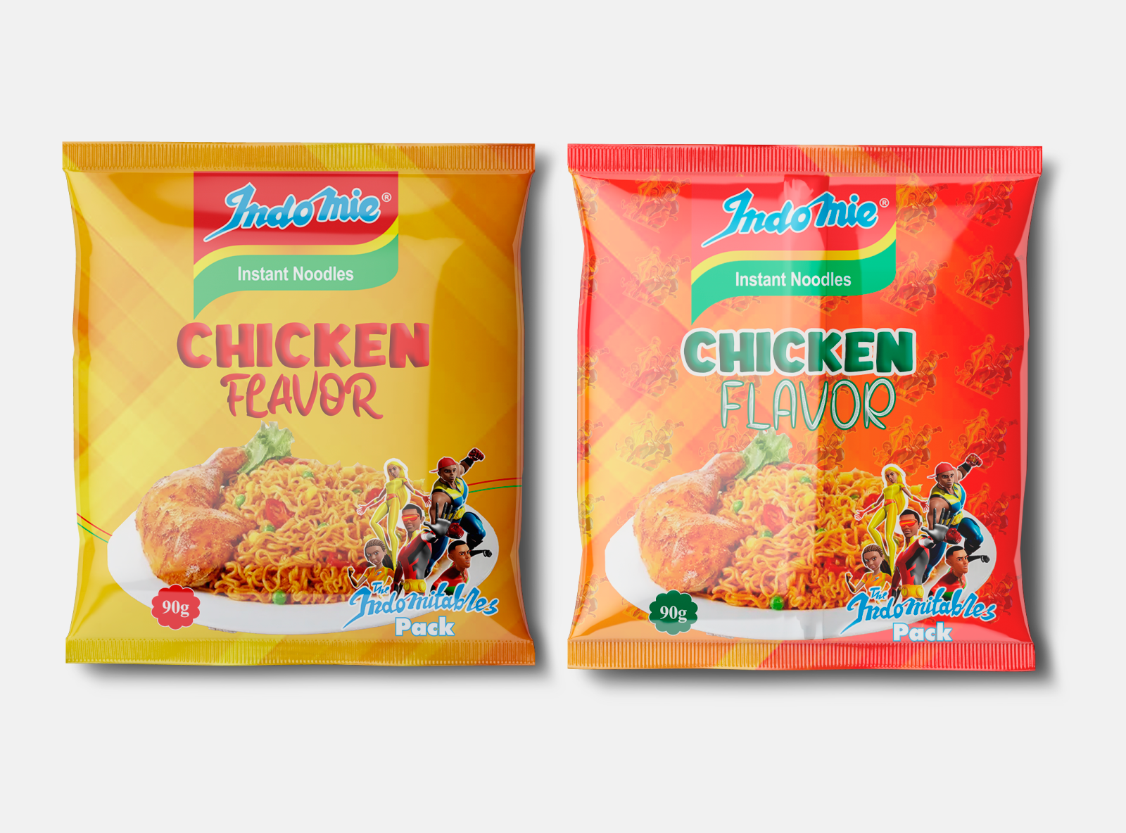 Indomie package design by KALU BONIFACE NWANKWO on Dribbble