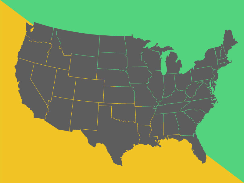 USA Maps by Ivana Todorovski on Dribbble