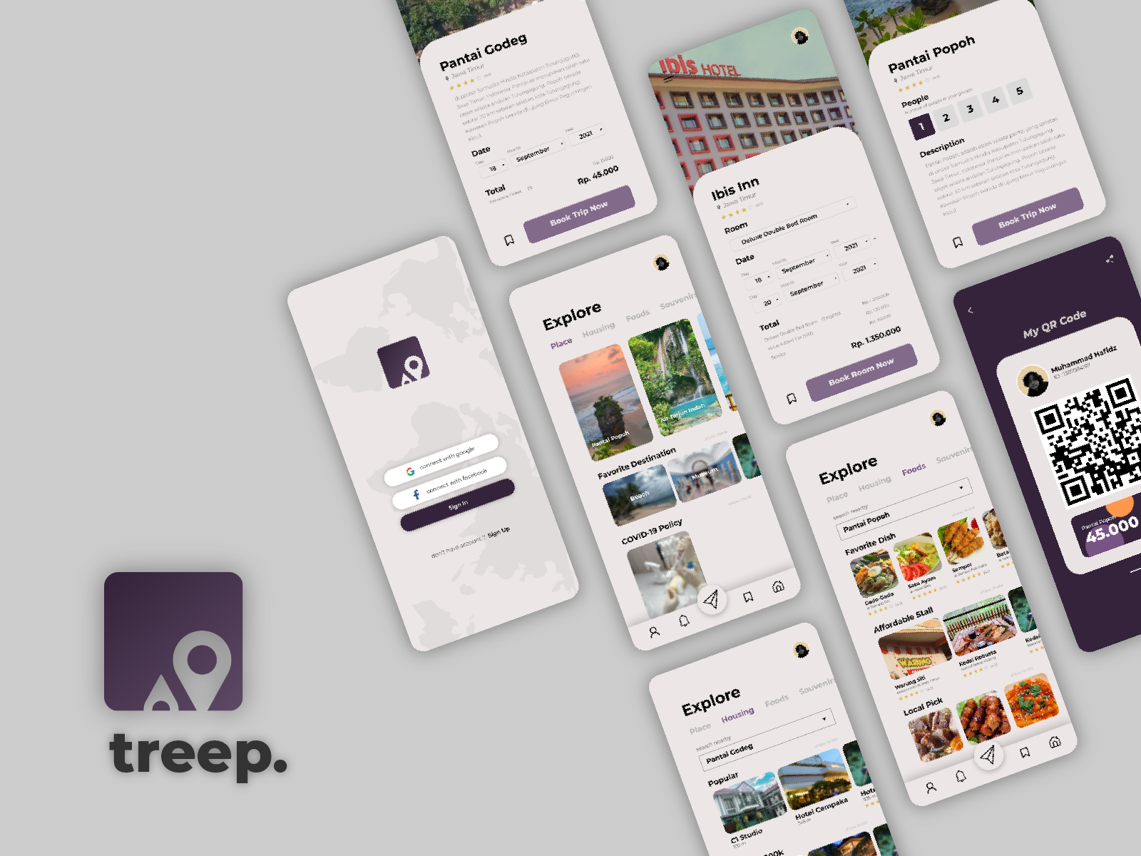 Treep. - Travel Management Apps by Muhammad Hafidz on Dribbble