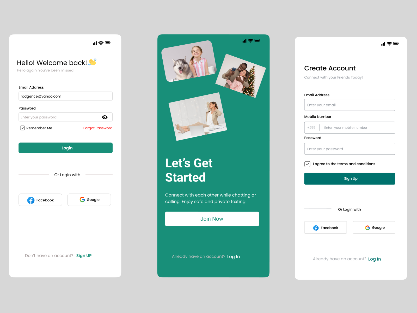 Sign up design ui by Gauri Batra on Dribbble
