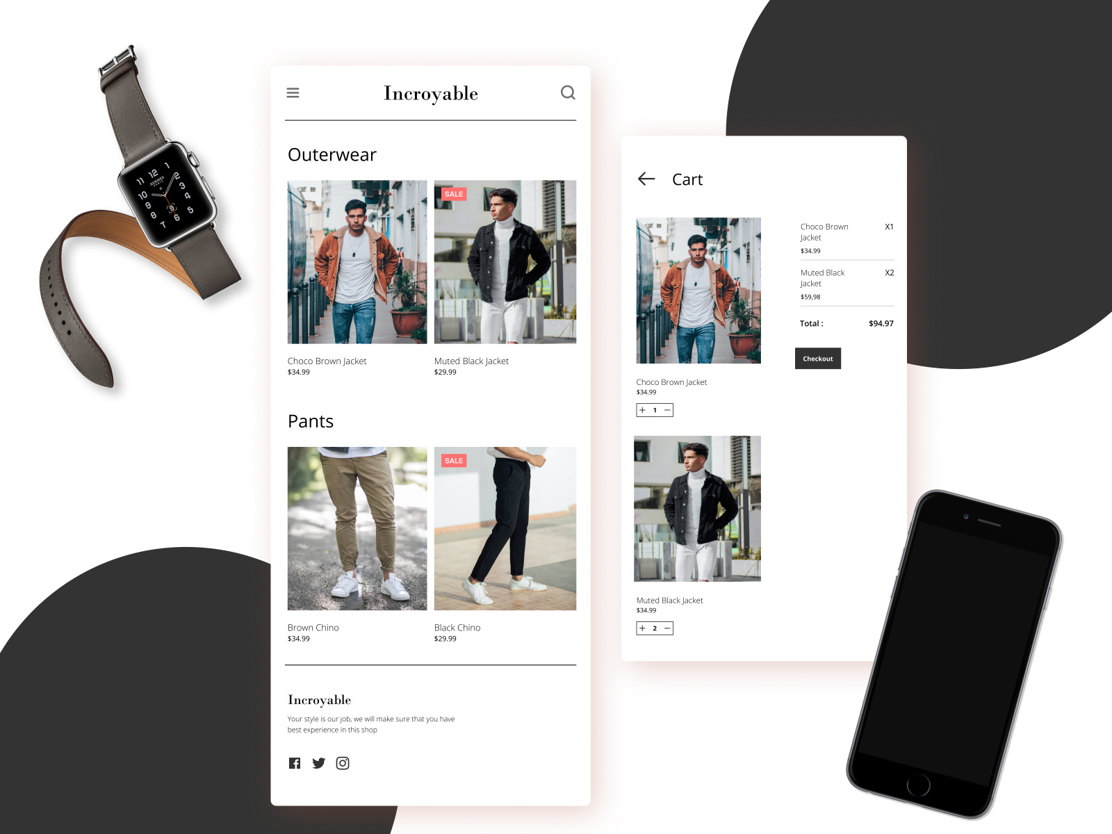 Fashion Store Apps Design by Adrian Tra on Dribbble