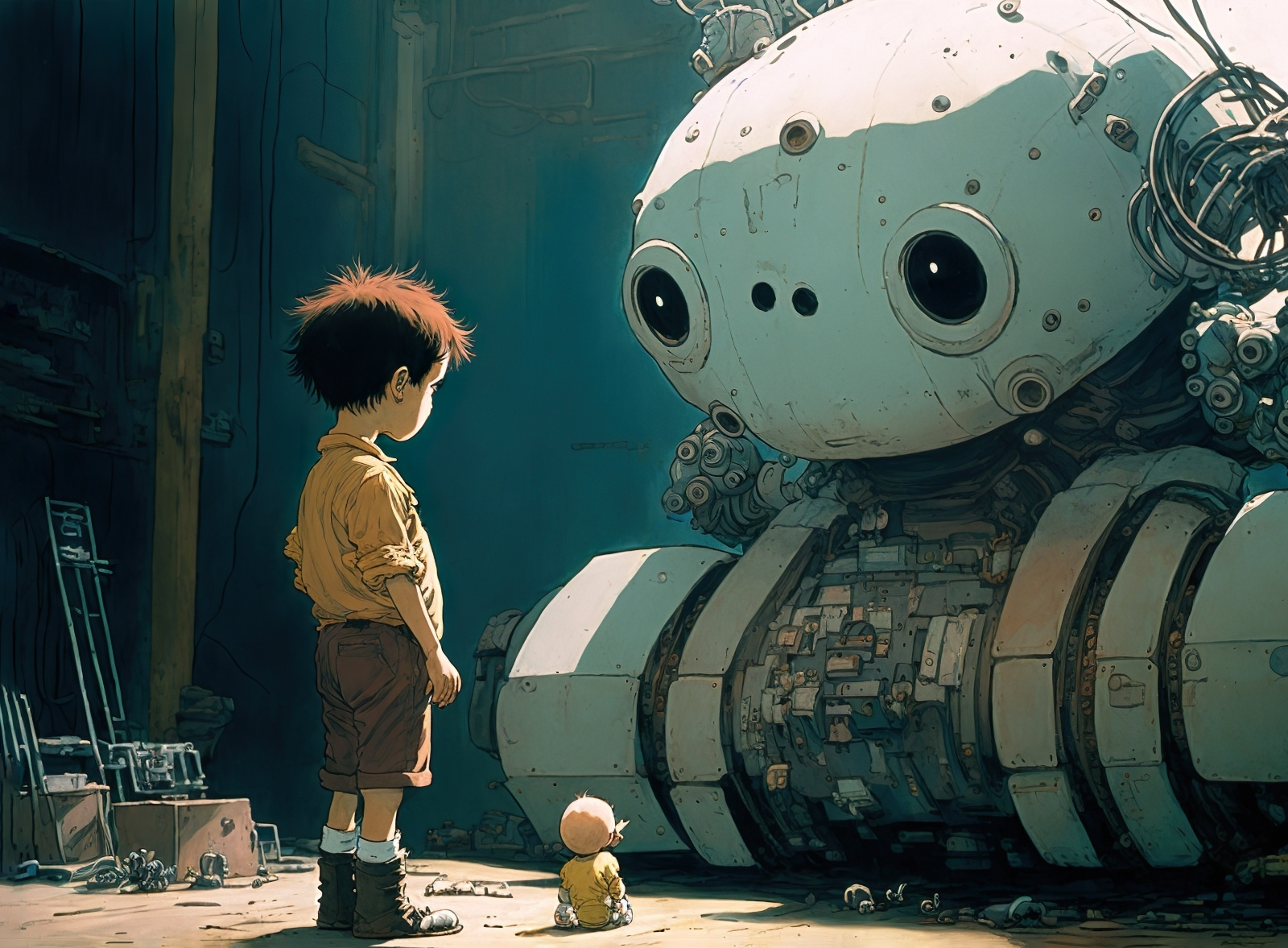 Baby Robot 2 by Julian Haddad on Dribbble