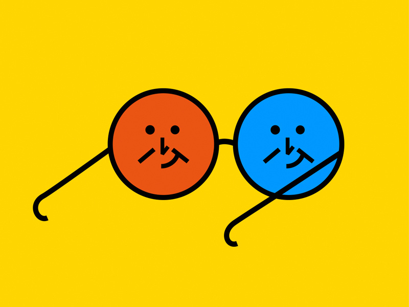 Anaglyphic 3D by sosolin on Dribbble