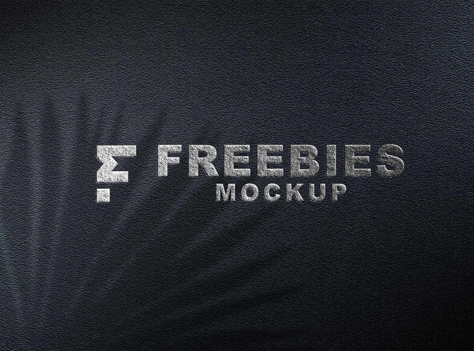 Silver Freebies Logo Mockup by Neha Sharma on Dribbble