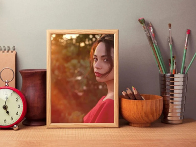 Free Table Poster Mockups by Priya Wankhede on Dribbble