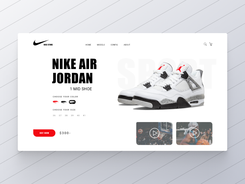 Nike Shoe Web Design by Anna Belousova 🍀 on Dribbble Nike Shoe Web Design by Anna Belousova 🍀 on Dribbble
