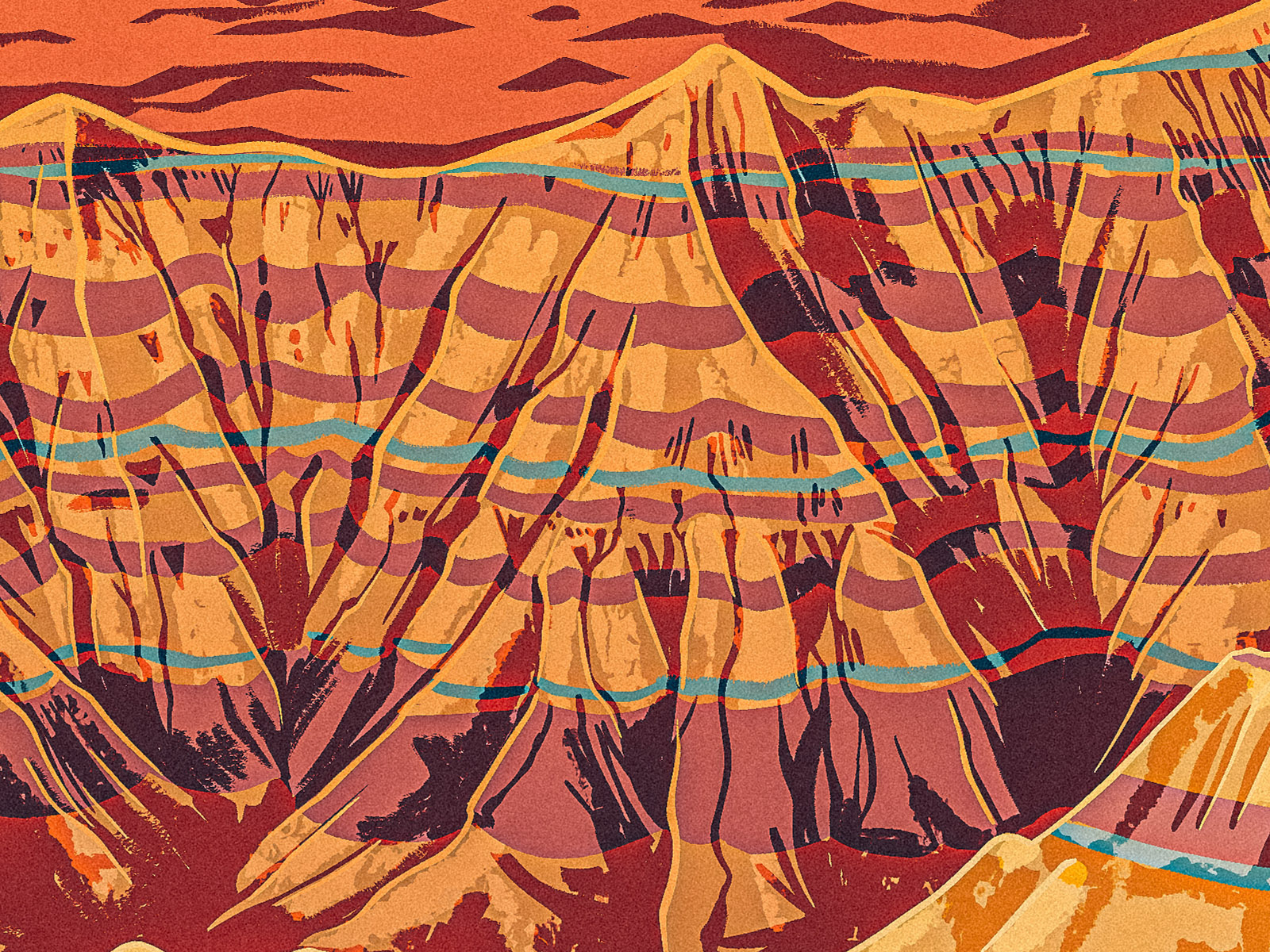 Badlands by Isaac LeFever on Dribbble