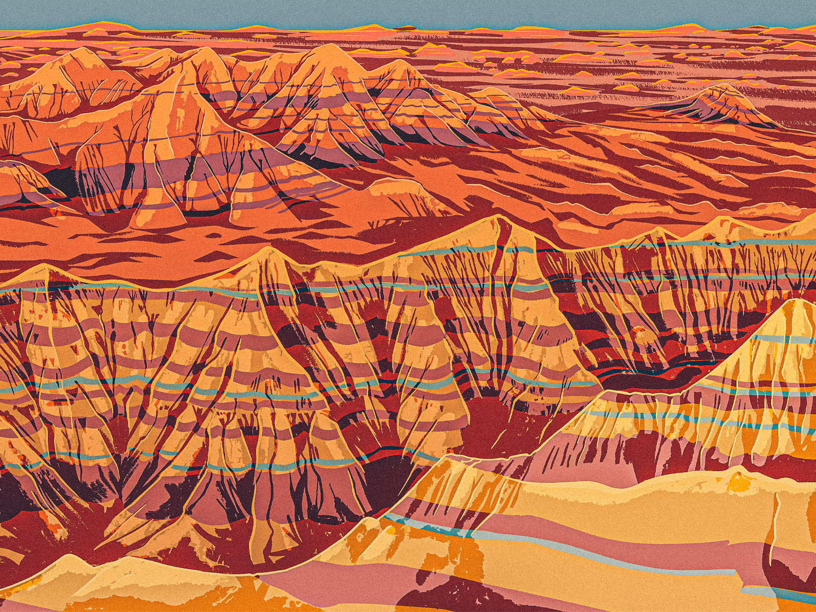 Badlands by Isaac LeFever on Dribbble
