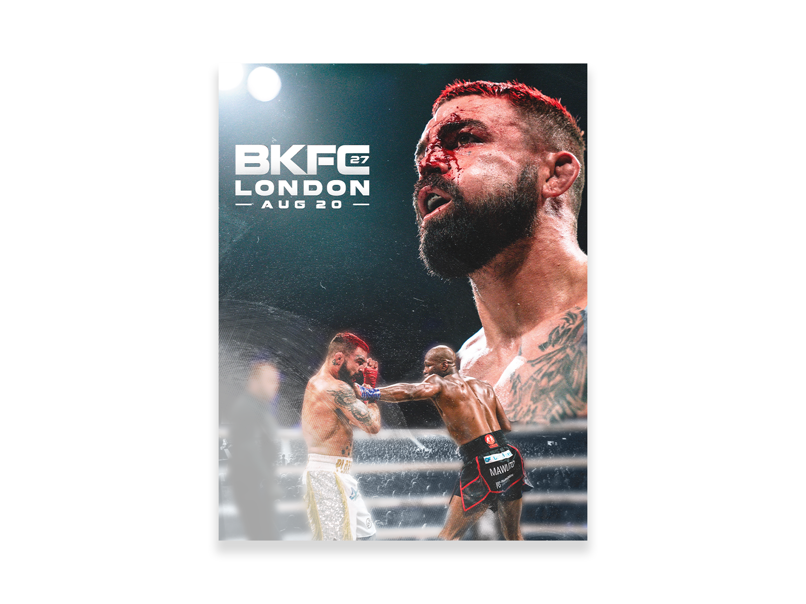 BKFC 27 London Mike Perry vs. MVP Poster by https.calvin on Dribbble