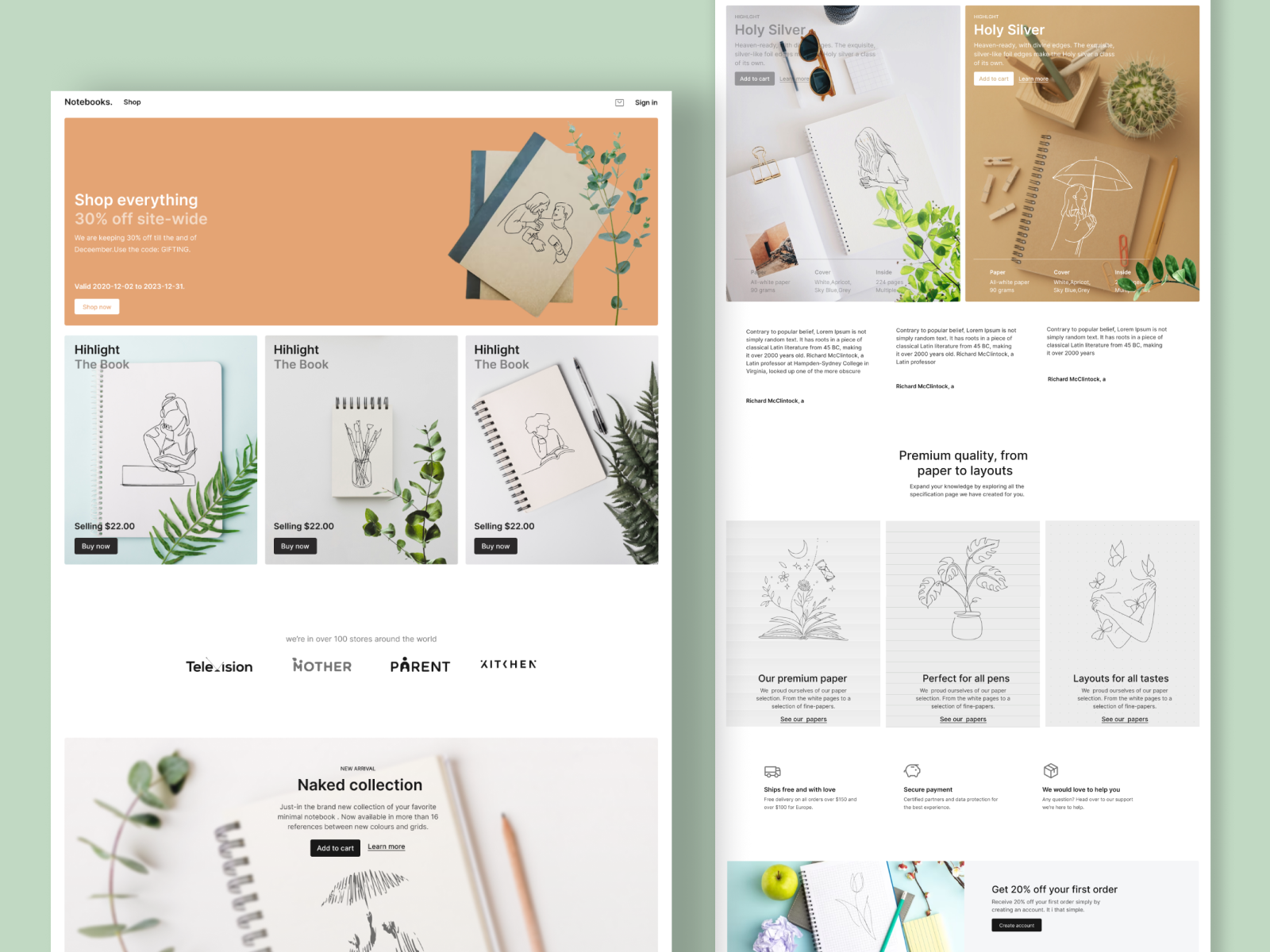 Notebooks-web by Susmoy das on Dribbble