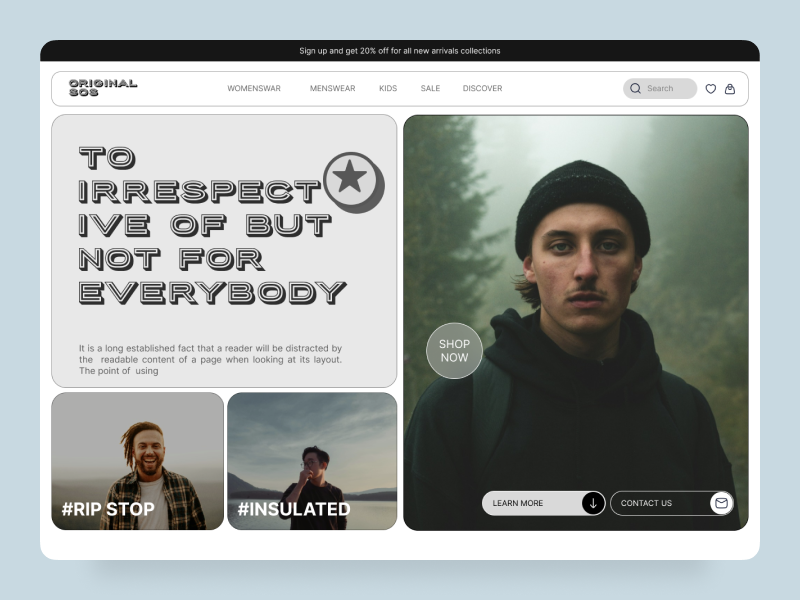 Landing Ui Kits by Susmoy das on Dribbble