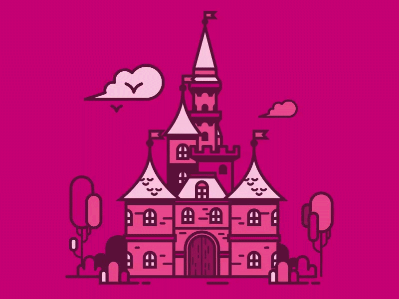 Princess castle by Cabaroc on Dribbble