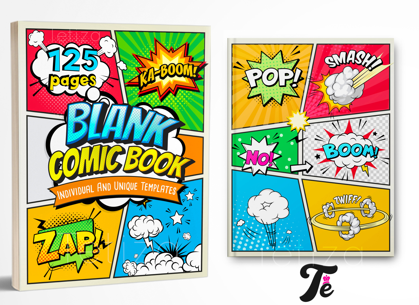 Blank comic book Individual and unique templates by Tetiza on Dribbble