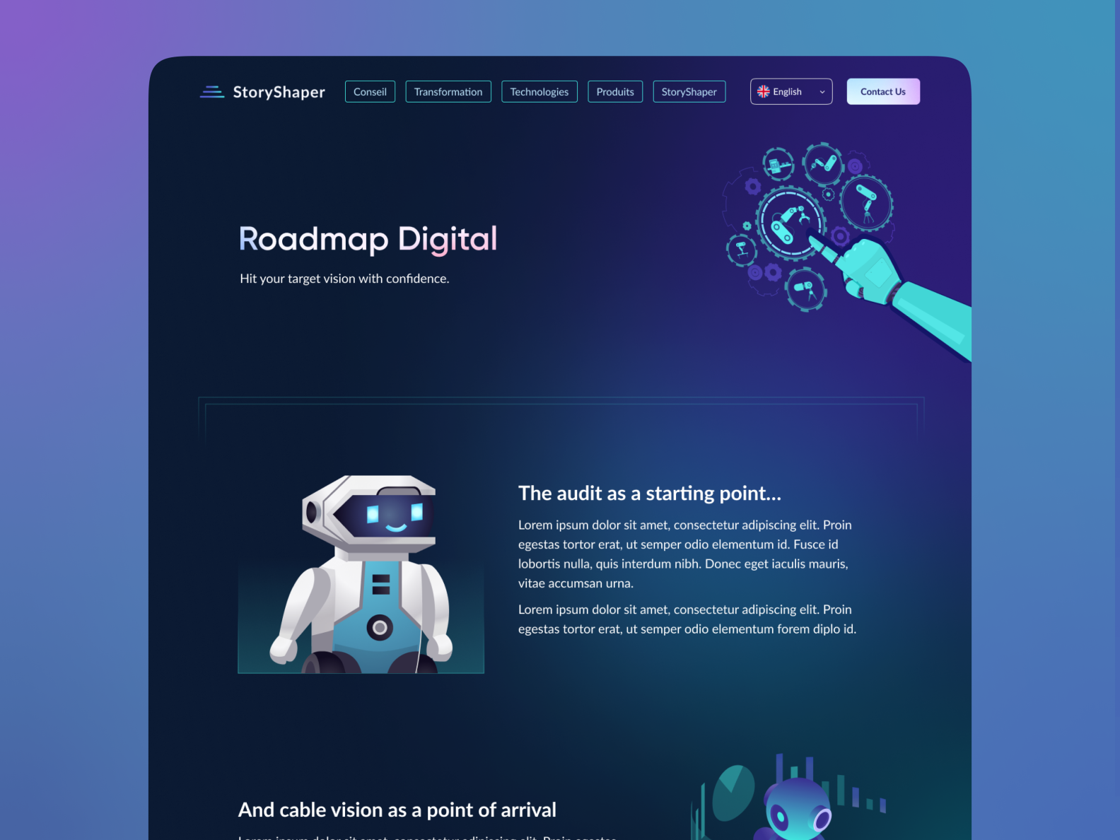 AI & Machine Learning UI by Vidur Sachdeva on Dribbble