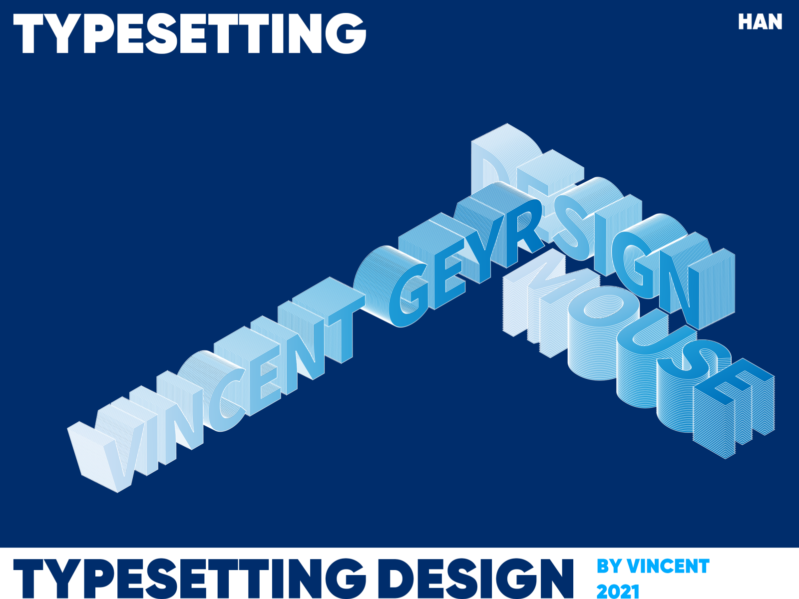 Typesetting by HAN on Dribbble