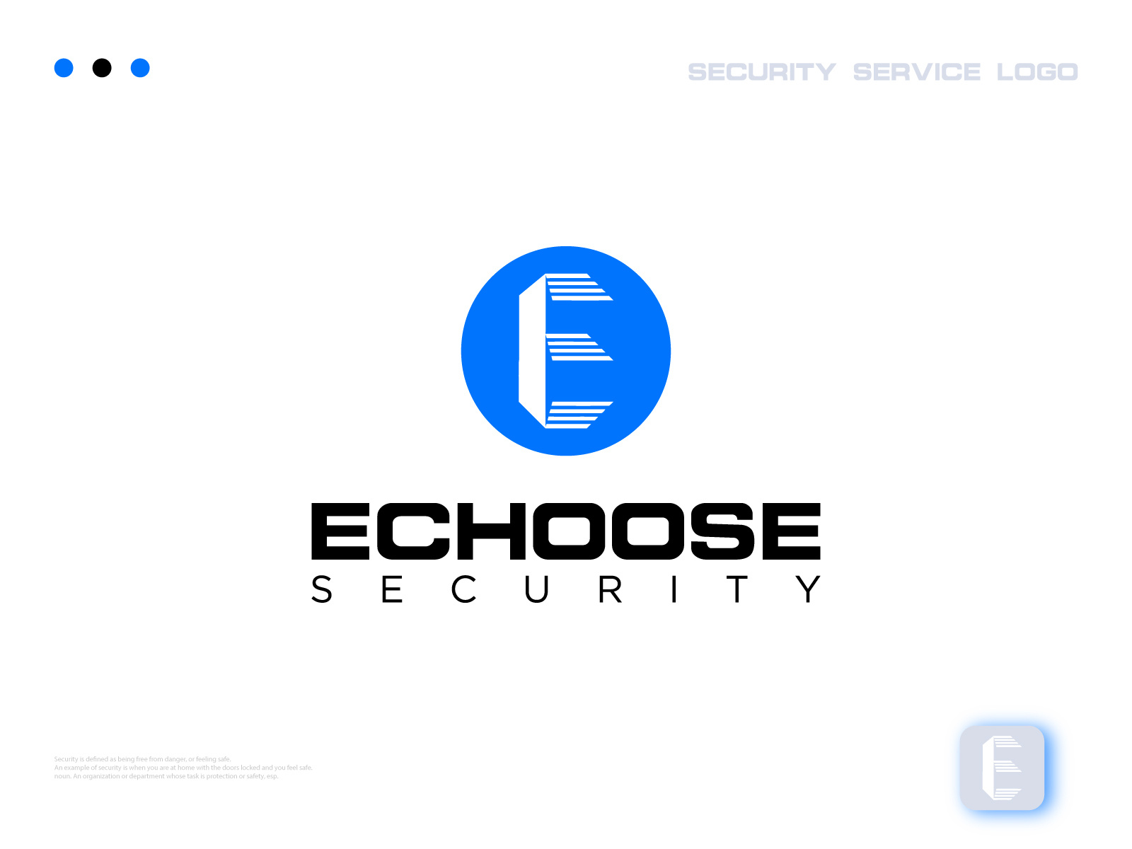 E Security logo by Majarul Islam on Dribbble
