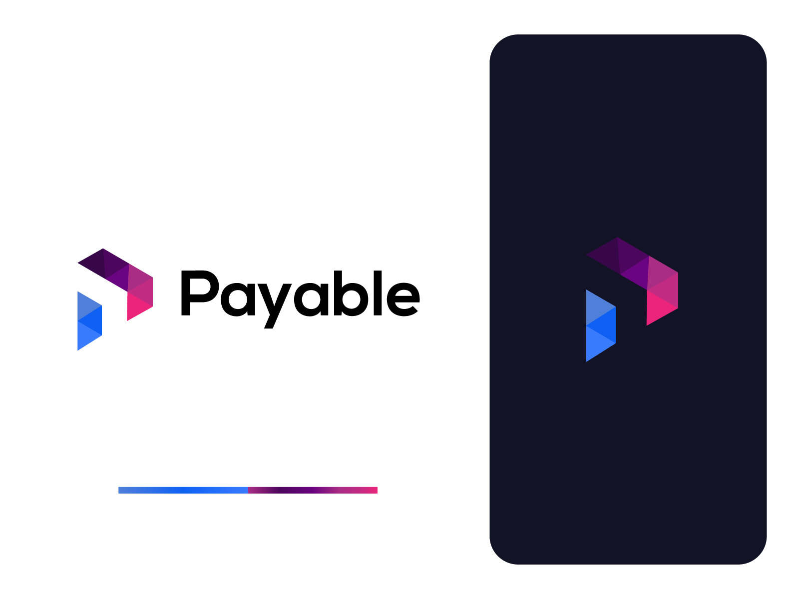Payable logo design mark - Letter p logo by Majarul Islam on Dribbble