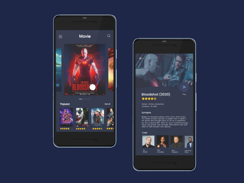 Movie App UI Design by Reza Kurniawan on Dribbble