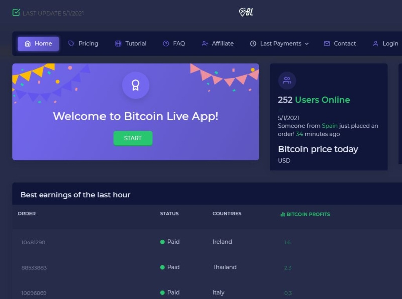 btc live app by kevinowns on Dribbble