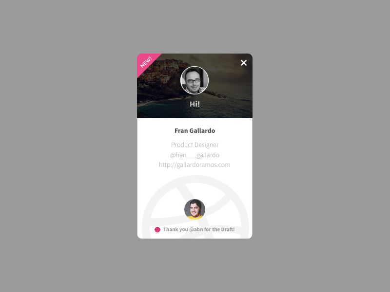 Draft UI by Fran Gallardo on Dribbble