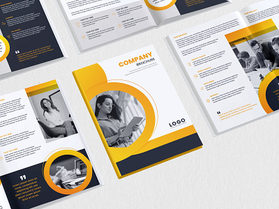 Creative Corporate Business Brochure Template. by Omar Faruk on Dribbble