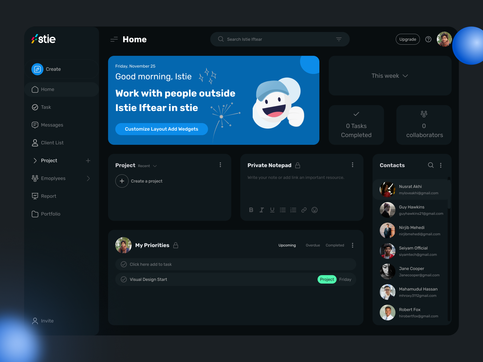 Project Management System Design UI UX Design Figma by Istie Iftear on ...