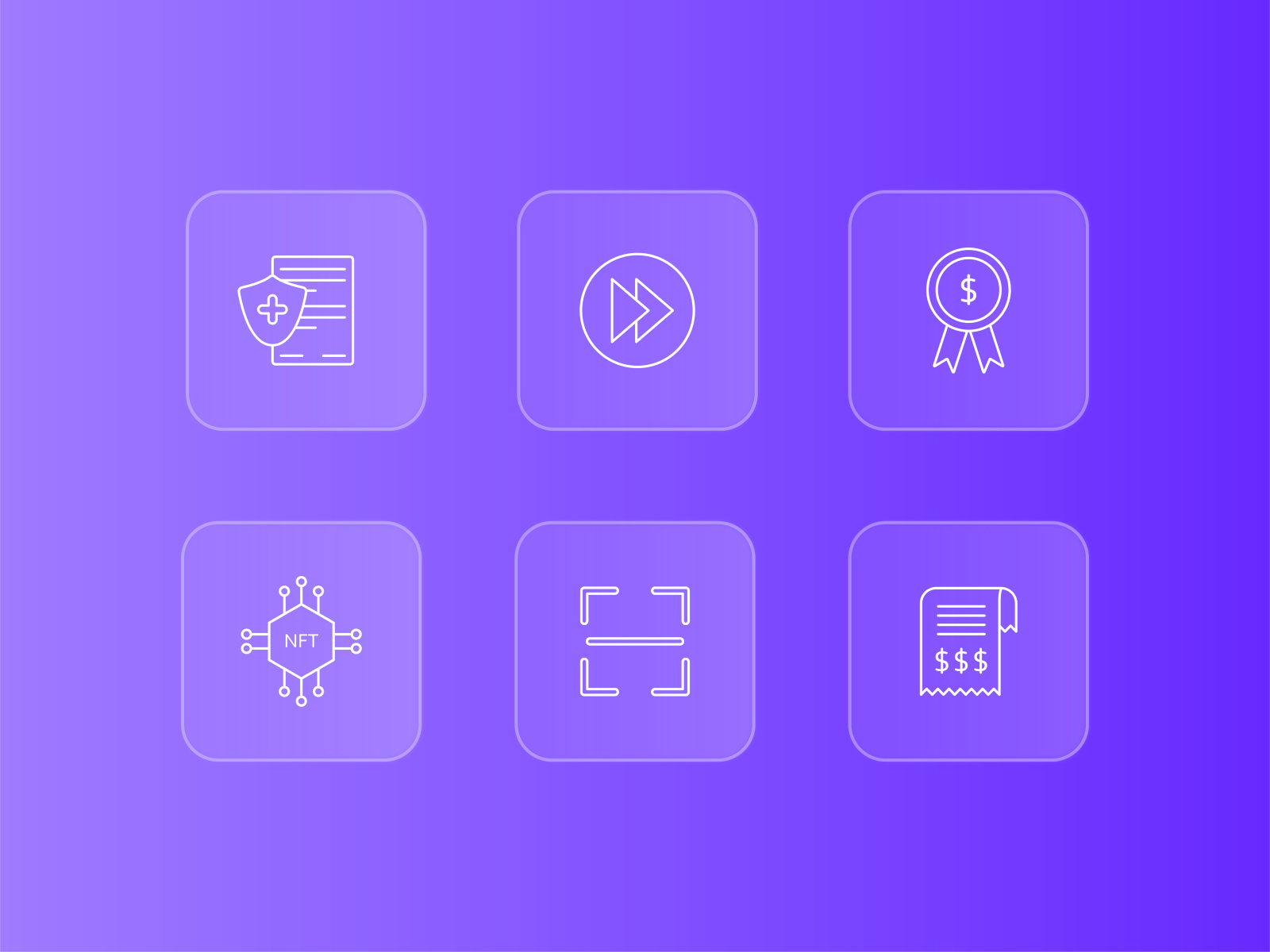 Fintech Icon Set: Part 3 by Ipsita Pal on Dribbble