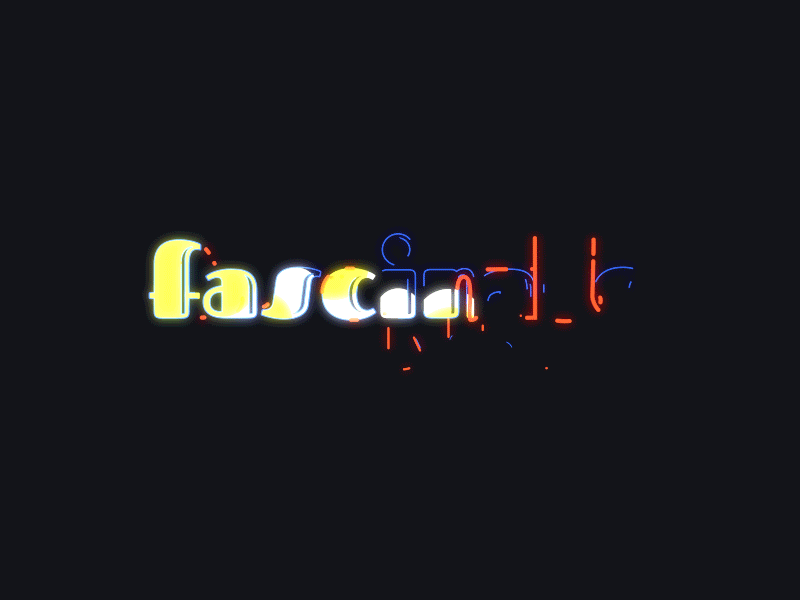 fascinate typeface animation by nobi on Dribbble