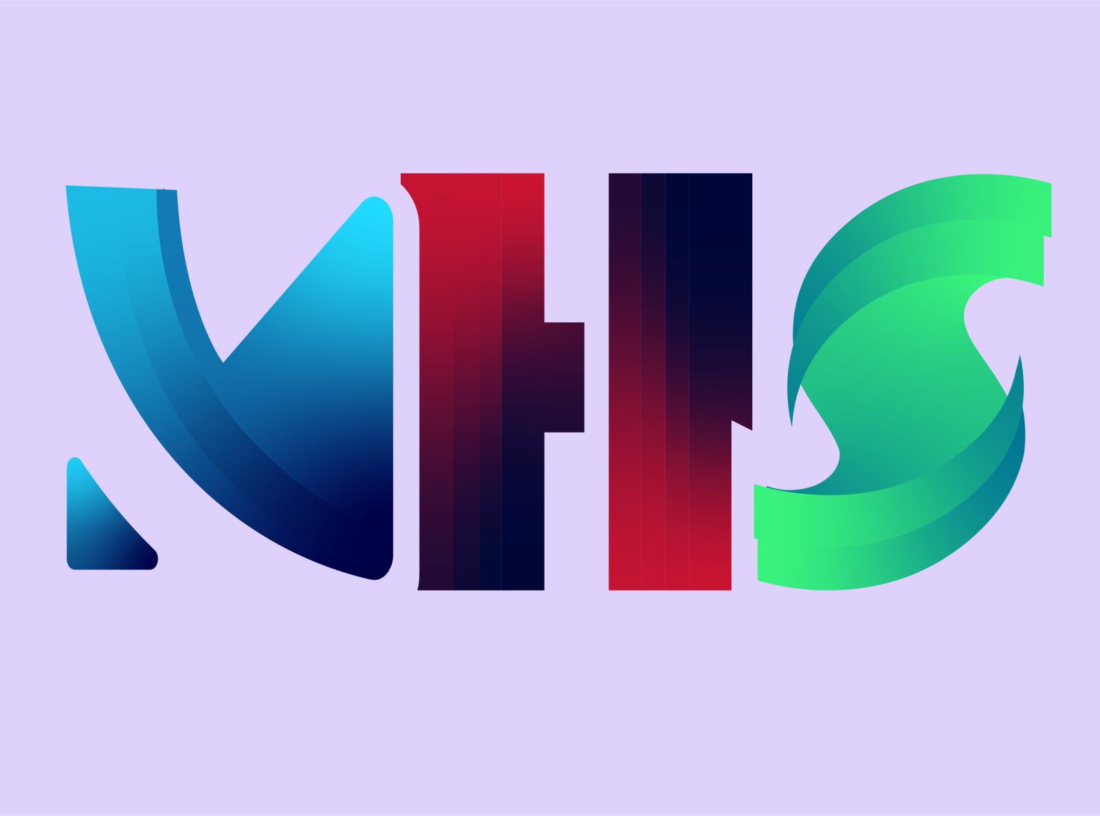 Typography Logo [MHS] by Talkin Ahmed on Dribbble