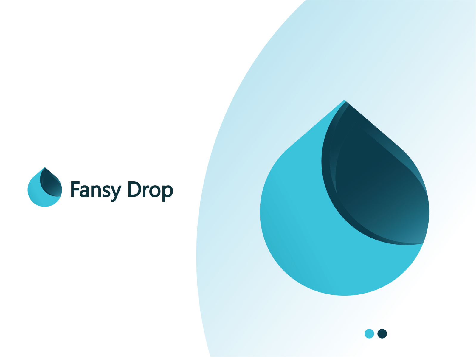 Fansy Drop - Logo Design by Talkin Ahmed on Dribbble