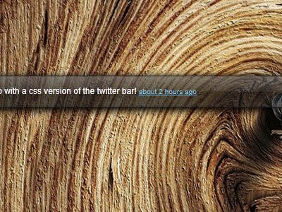 Twitter Bar CSS Version Freebie by Maki Myers on Dribbble