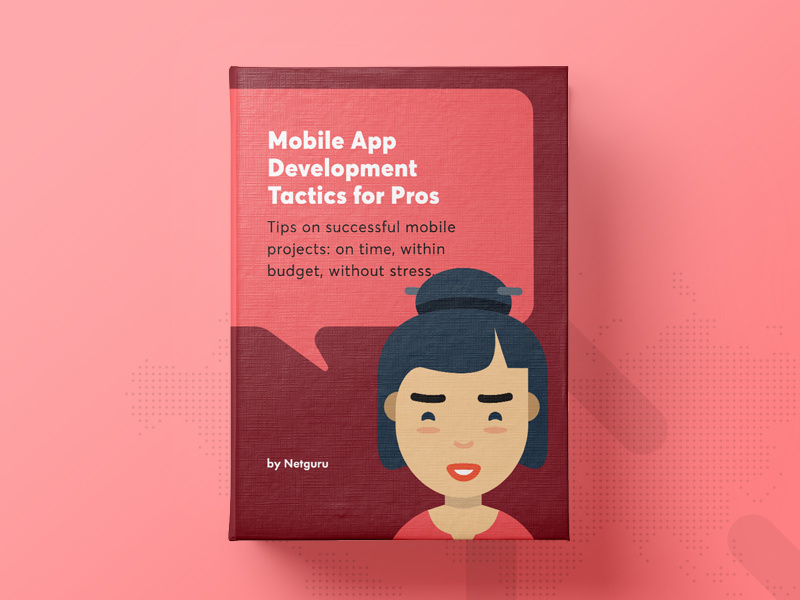 Mobile app development ebook by Netguru on Dribbble