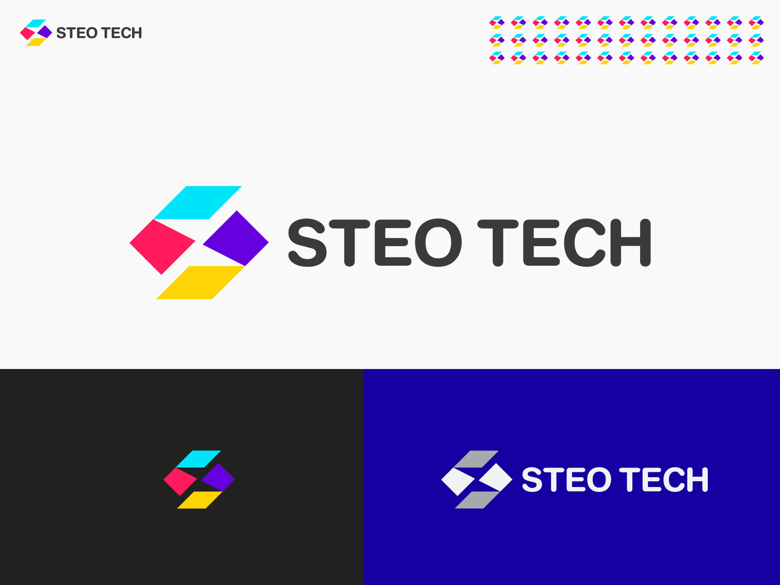 steo tech logo design, Modern S Logo by Touhid | Logo Branding on Dribbble
