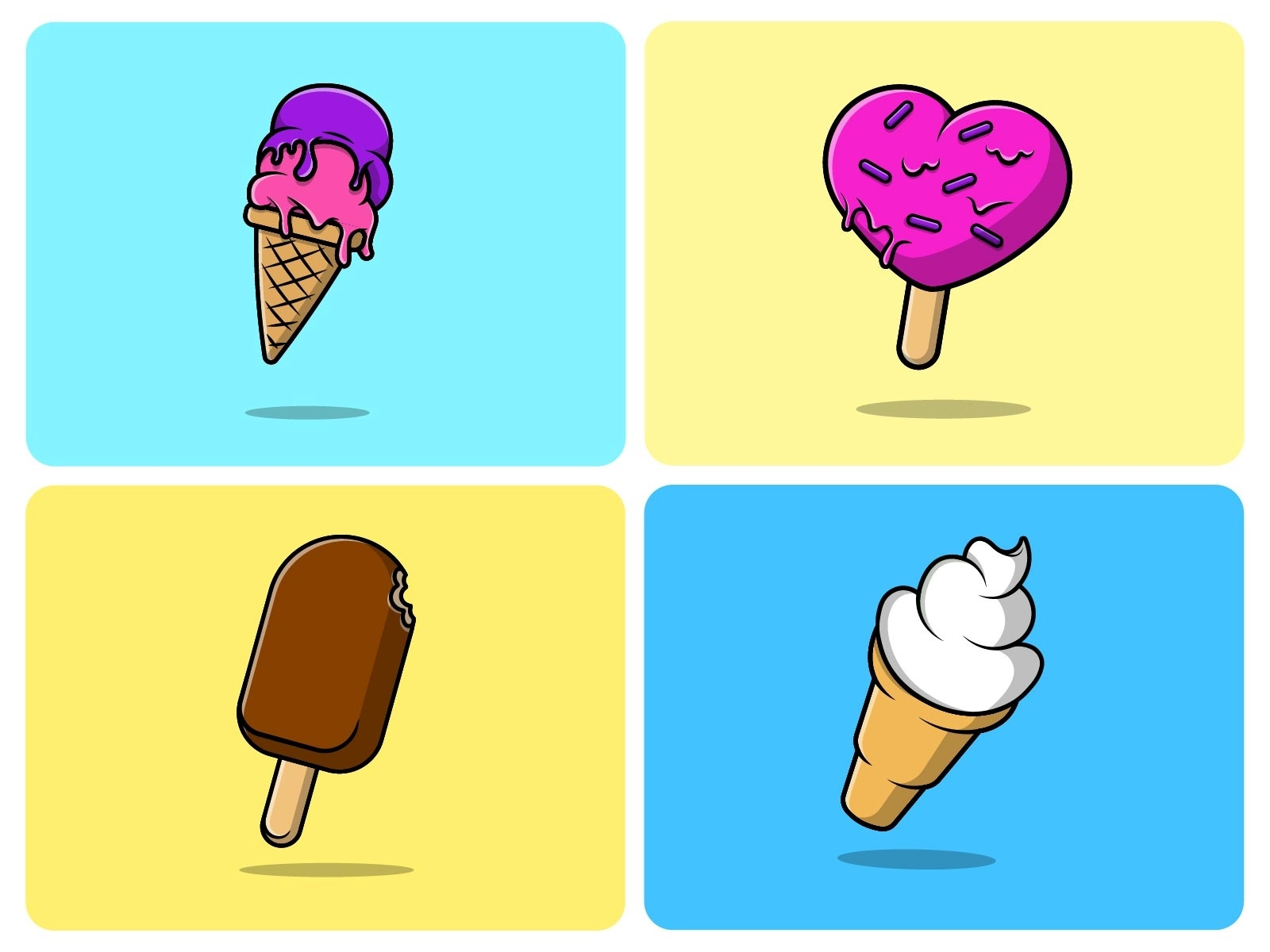 Ice Cream by Menjiwai Pool on Dribbble