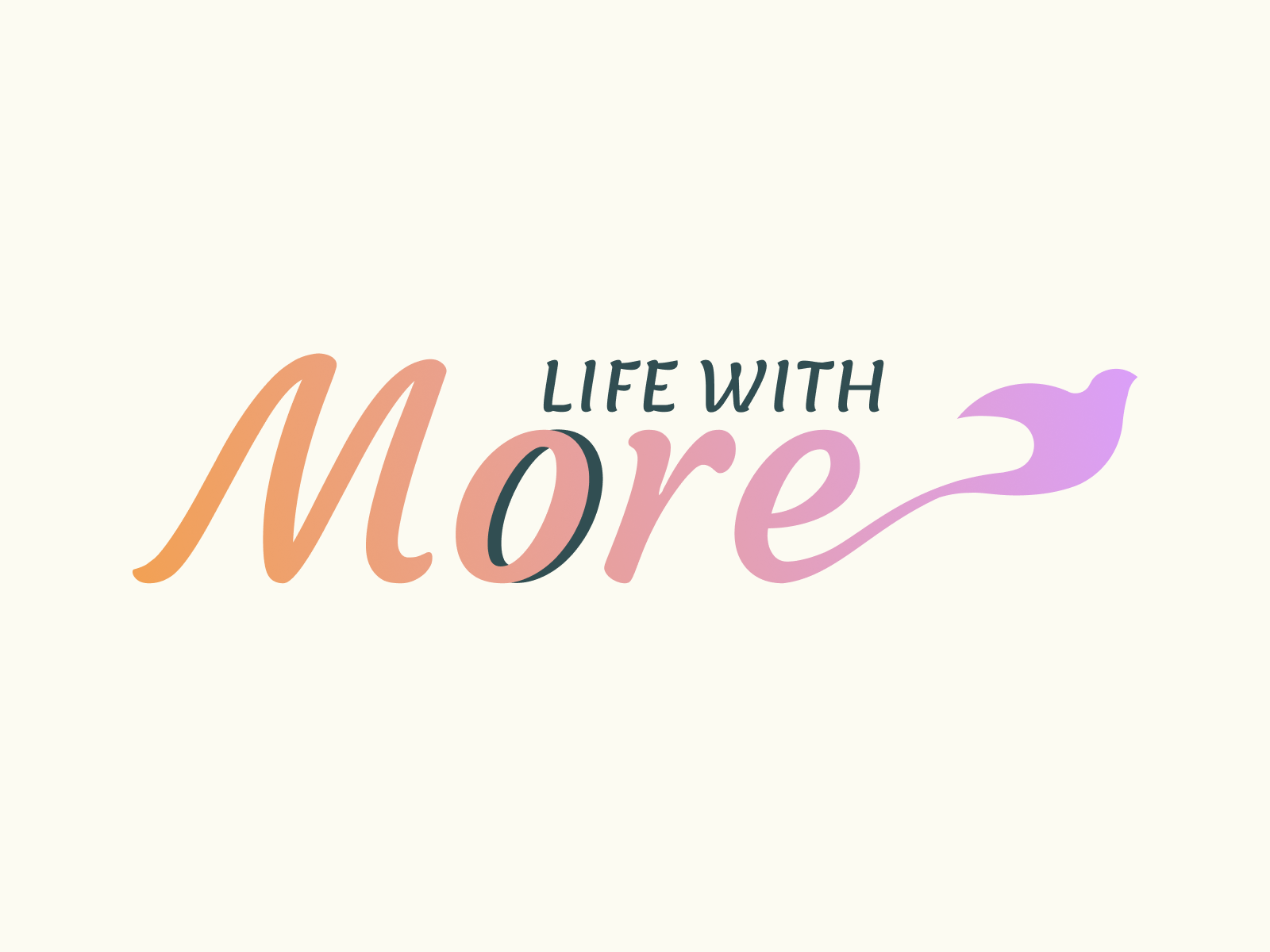 «Life with Moore» logo concept by Nikolai on Dribbble