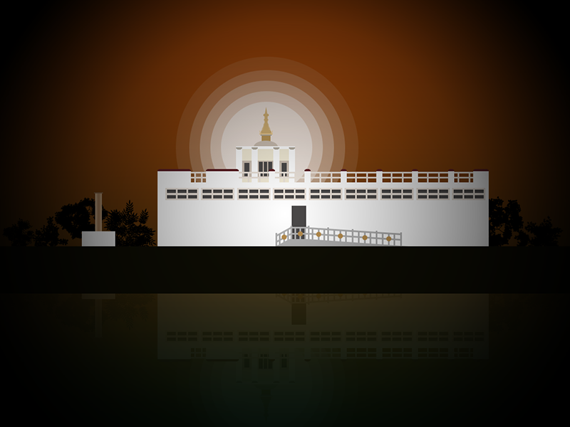 Lumbini - The Birth Place of Gautam Buddha. by Mohan Khadka on Dribbble