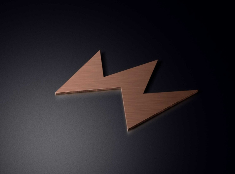 3D Copper Logo Mockup by Barkha on Dribbble