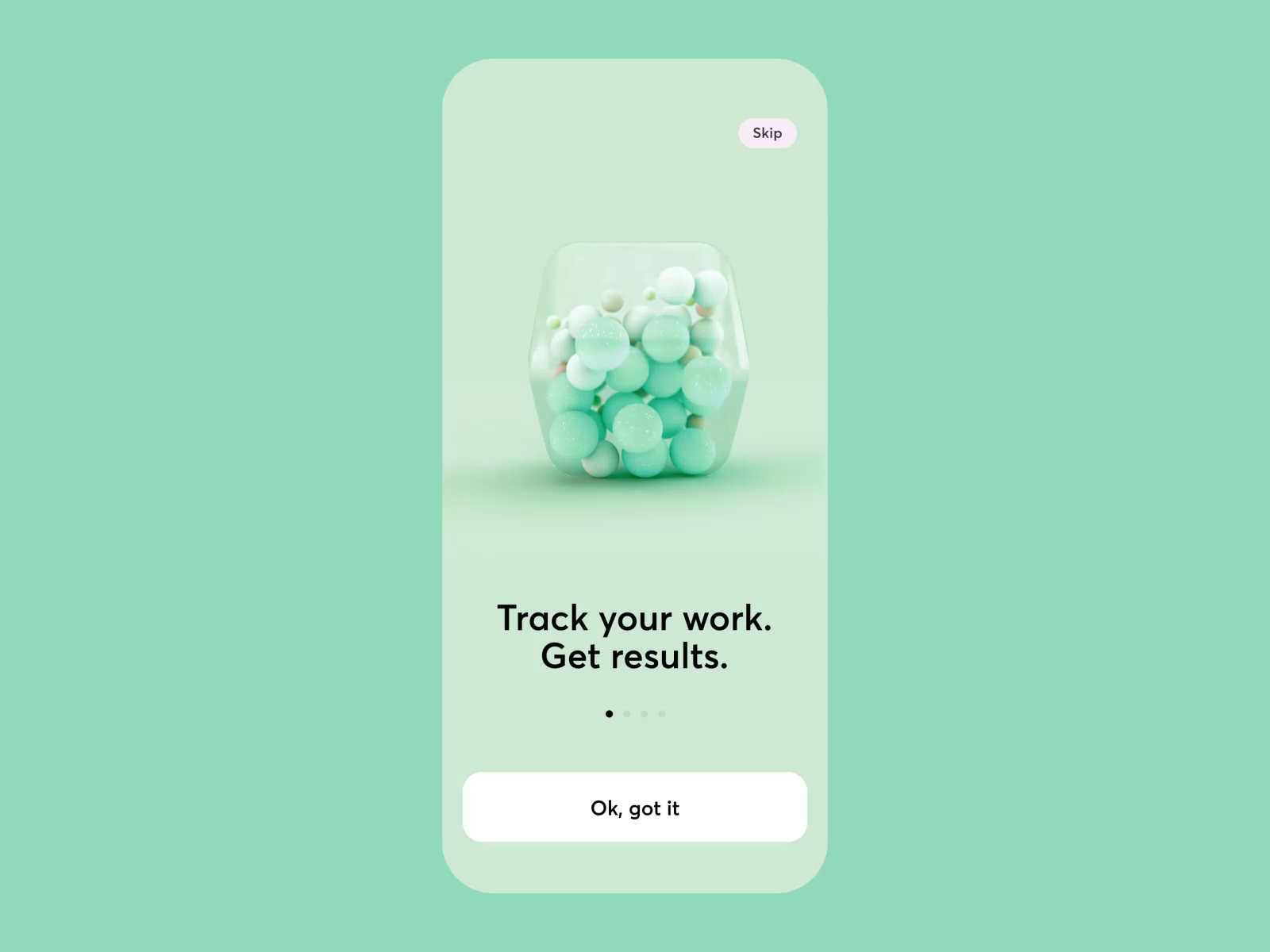 Onboarding Animation by Gregory Riaguzov for Cuberto on Dribbble