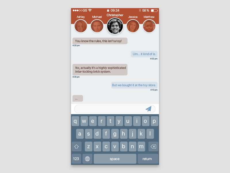 Direct Messaging by ryan manning on Dribbble