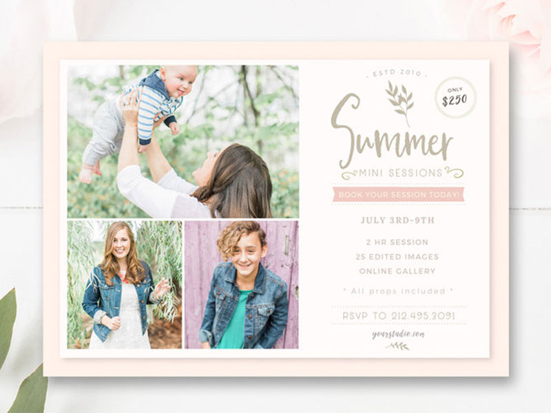 Newborn Photography Flyer by Suzon Abdullah on Dribbble
