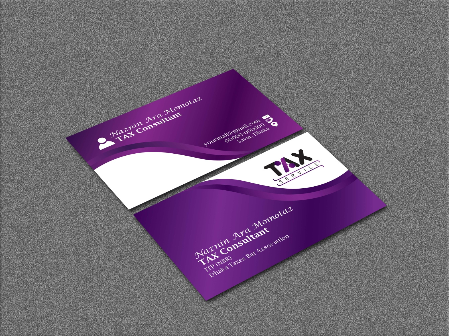 Business Card By Fatima tuj Juhra On Dribbble