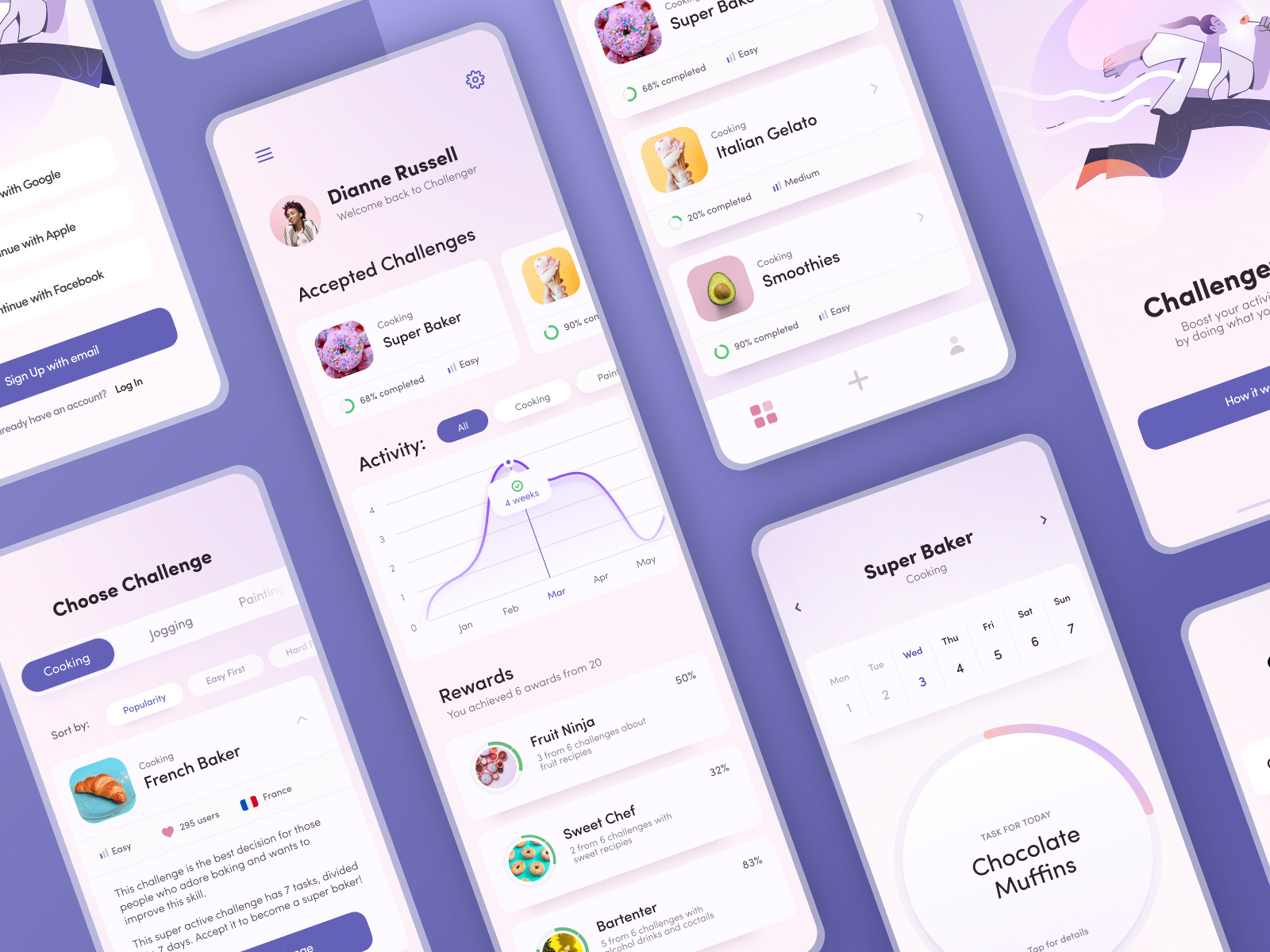Mobile App to Boost Your Hobbies by Sophie Tomash for Zajno on Dribbble