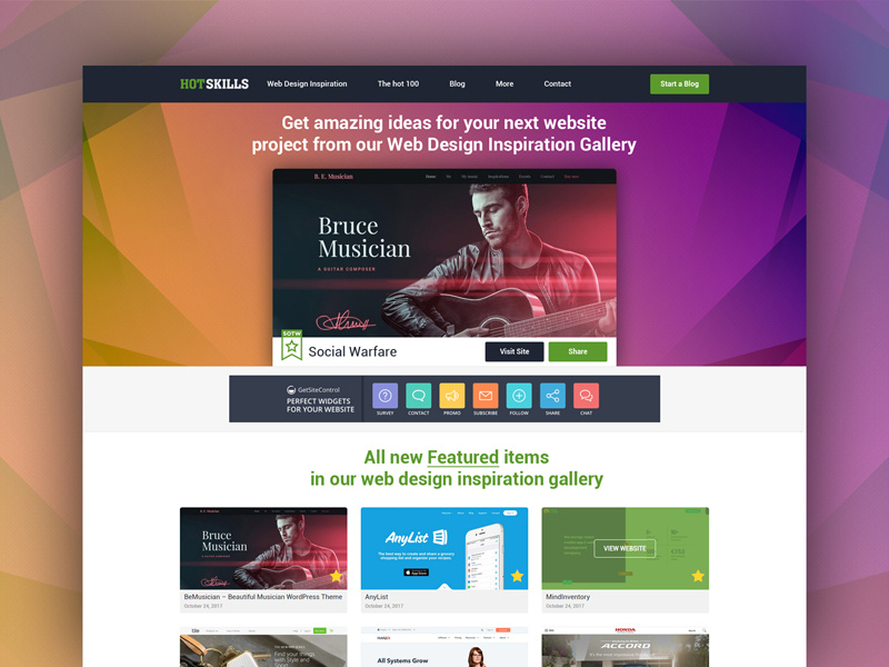 Upgraded Web Design Inspiration Gallery By Raj Singh On Dribbble