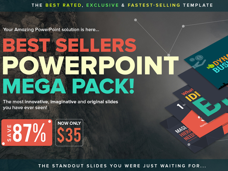 Best Sellers PowerPoint Mega Pack by Daniel E Graves on Dribbble