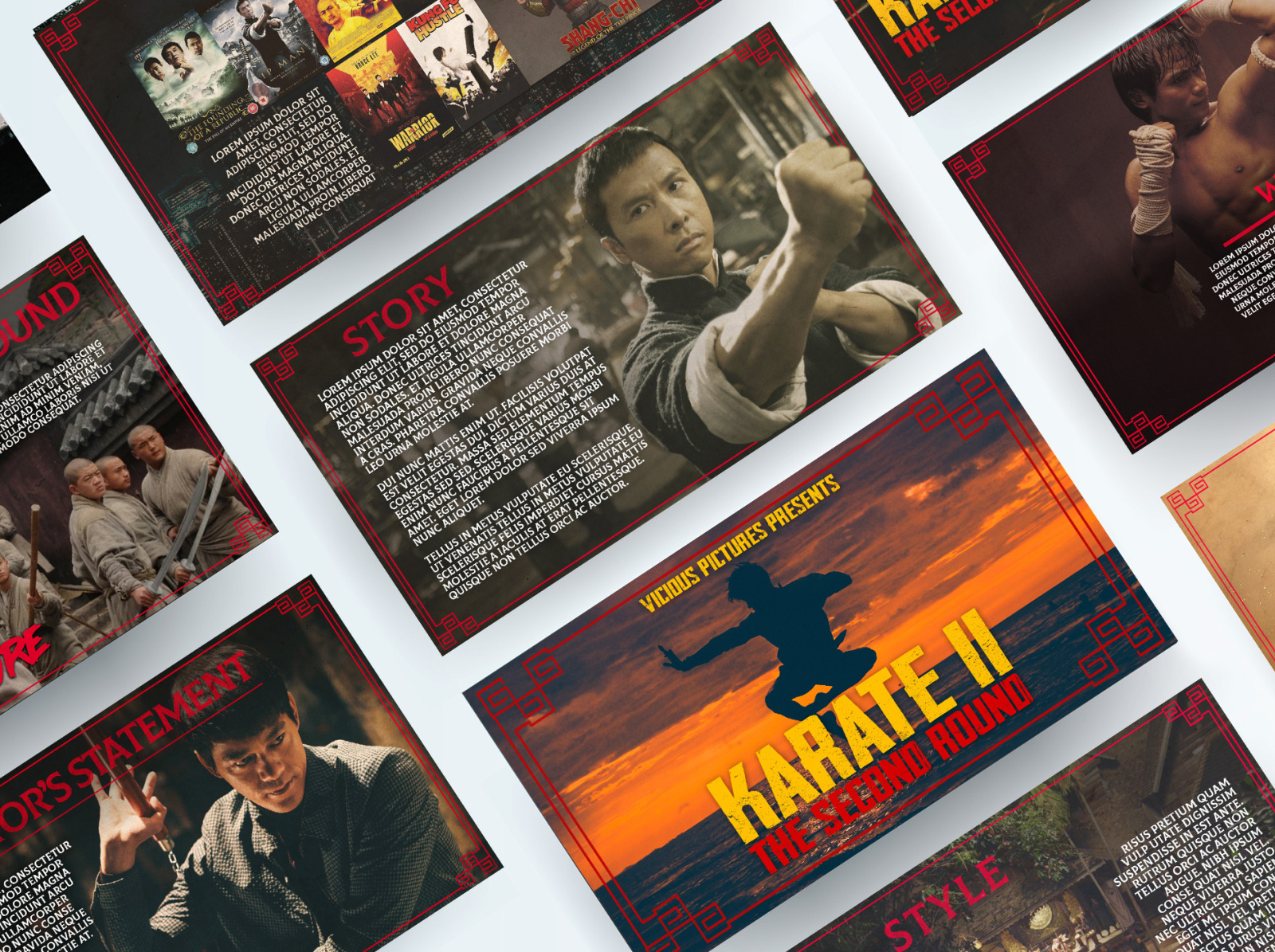 KARATE II - FILM PITCH DECK by Luke Sharp on Dribbble