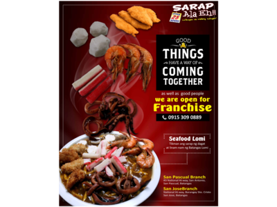 Printed Ads Sarap Ala Eh 2 by Jr Magnayi on Dribbble